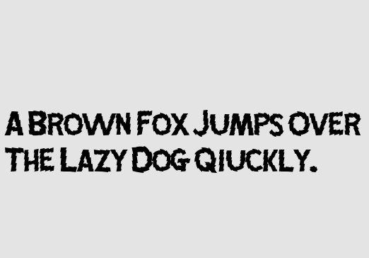 Jagged English Font | Regular Type - Free Download