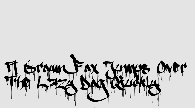 Ruthless Drippin ONE English Font | Regular Type - Free Download