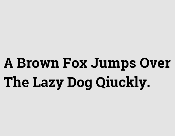 Roboto Slab English Font | Bold Type - Free Download